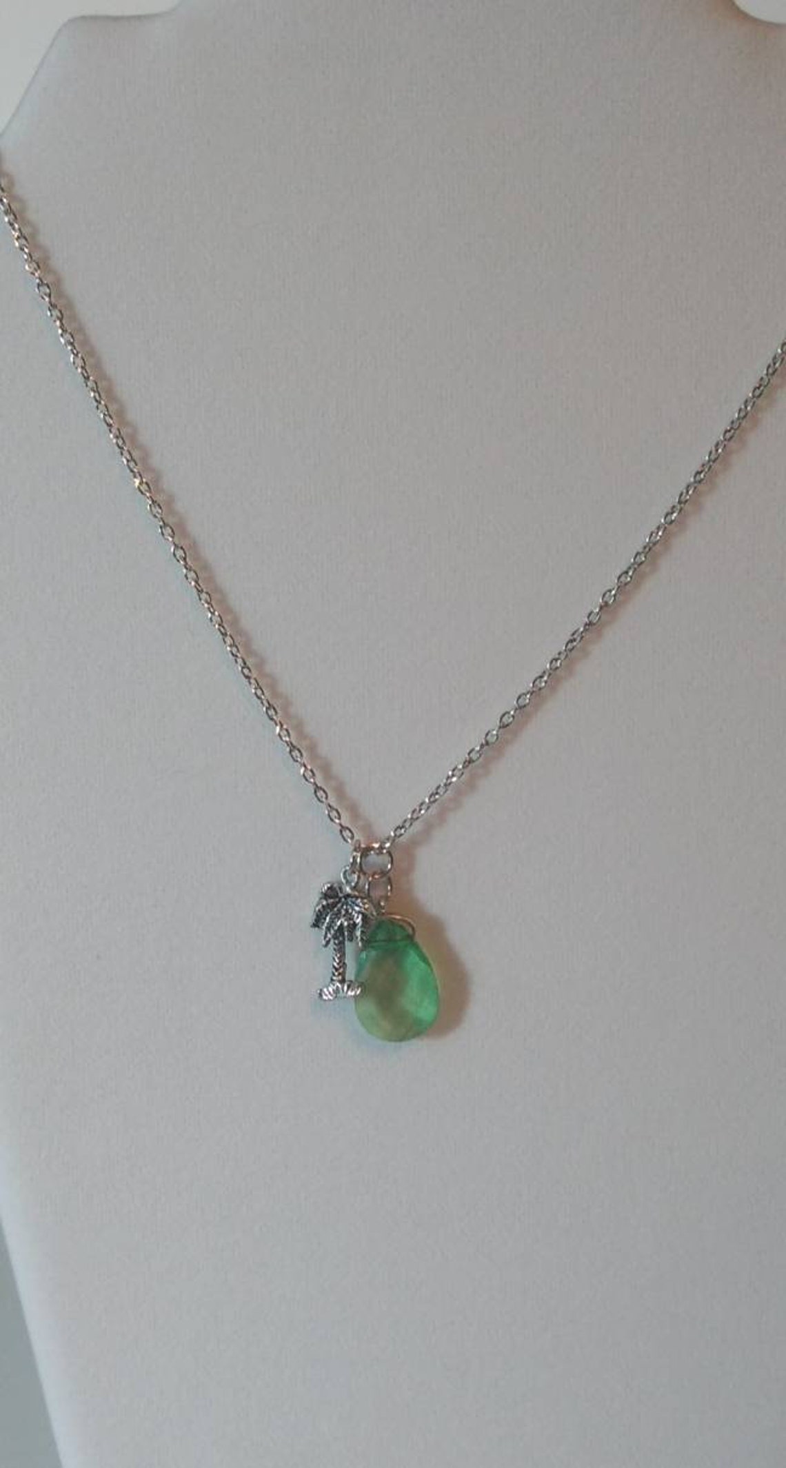 Palm Tree Necklace - Etsy