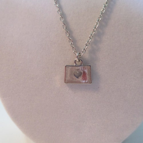 Colorado Necklace Colorado State Necklace Home State - Etsy