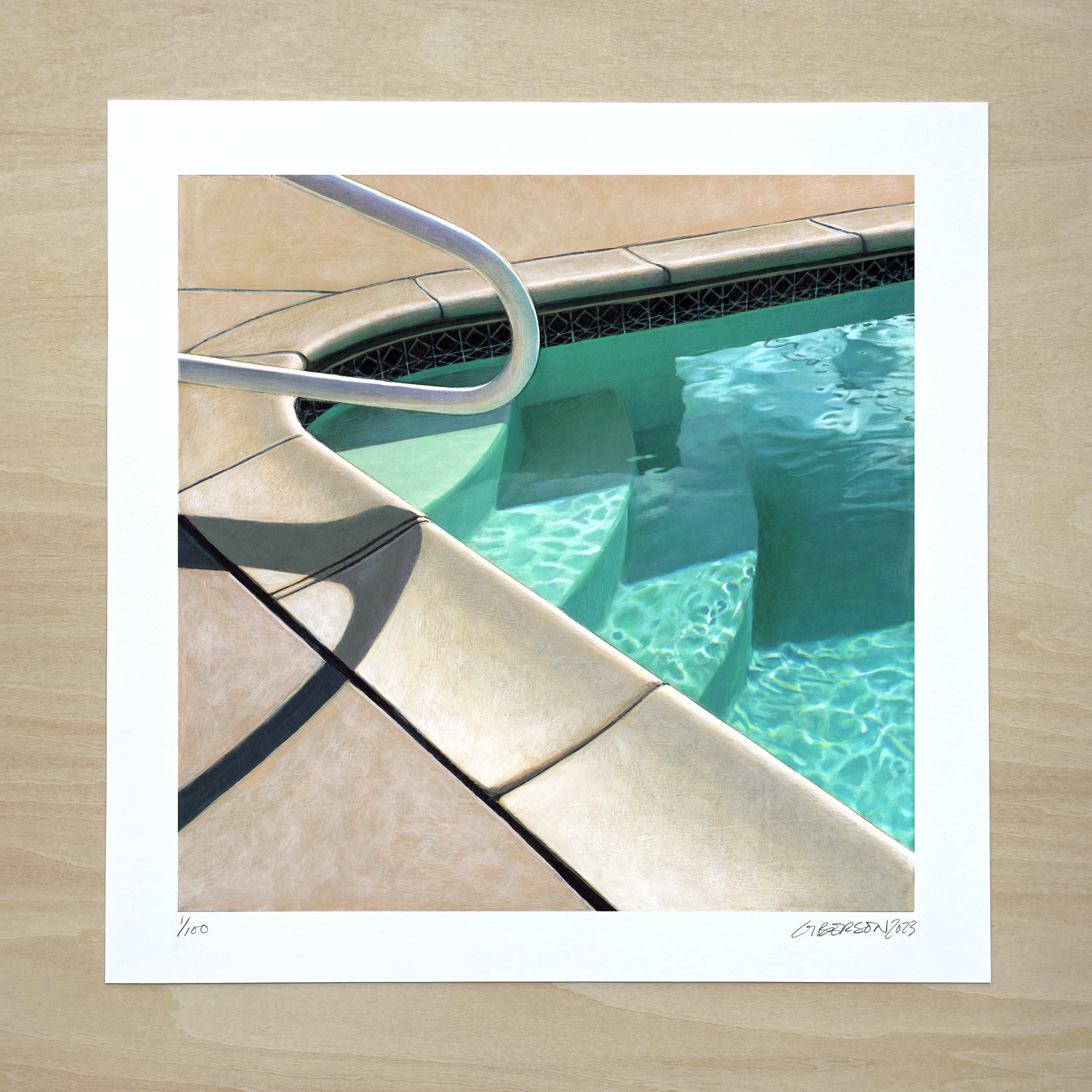 Morning Pool - 12x12 Print - Signed & Numbered #22/100 - Etsy