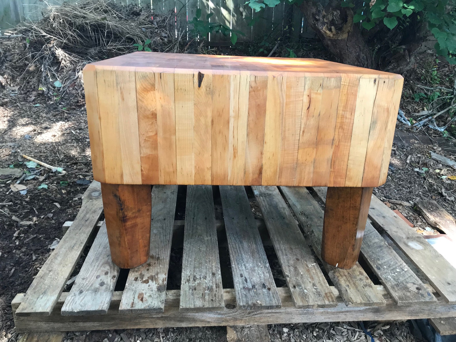 Vintage Restored Antique Butcher Block Monarch Meat Block - Etsy