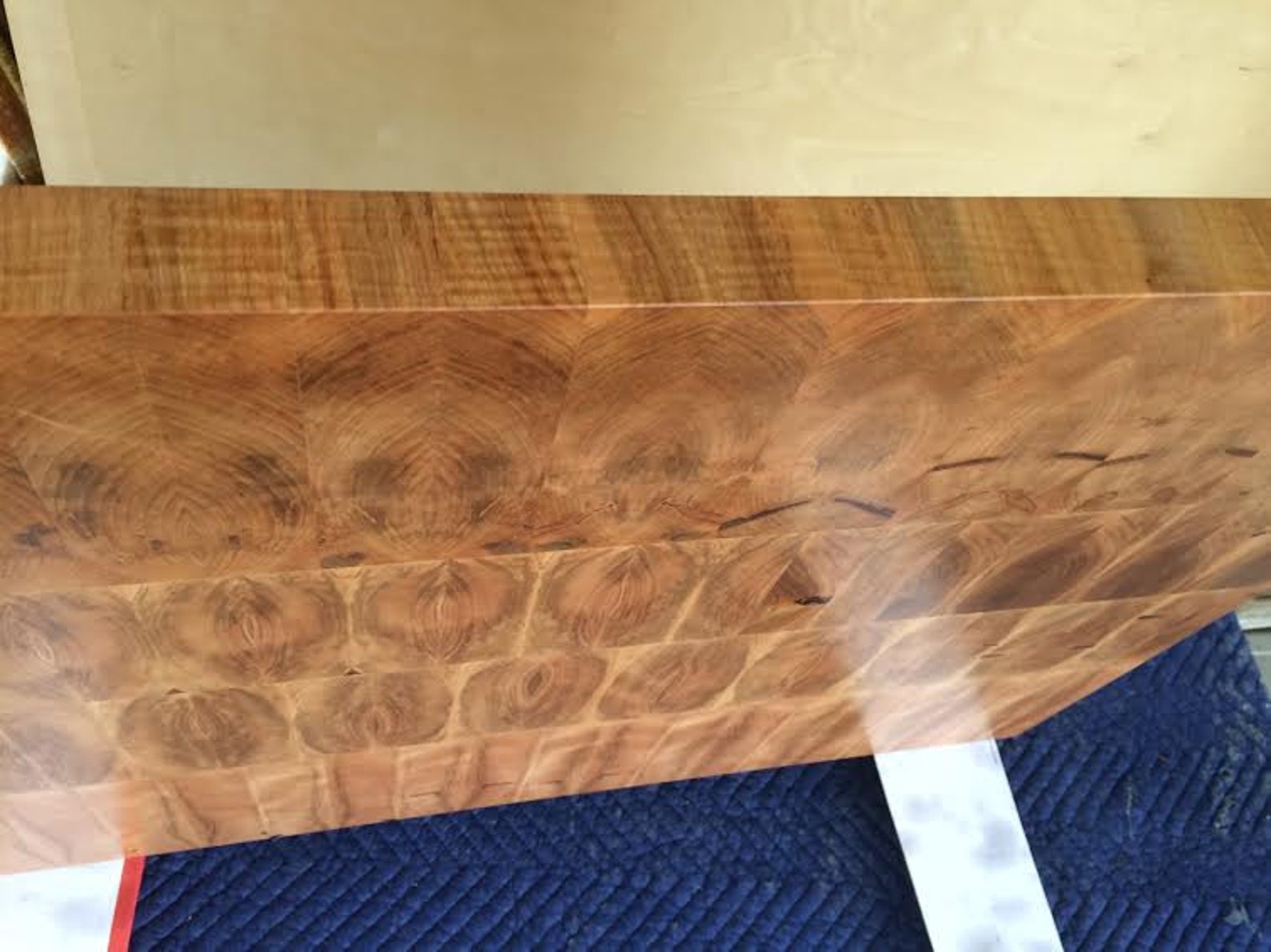 Curly Maple End Grain Island Top - Etsy