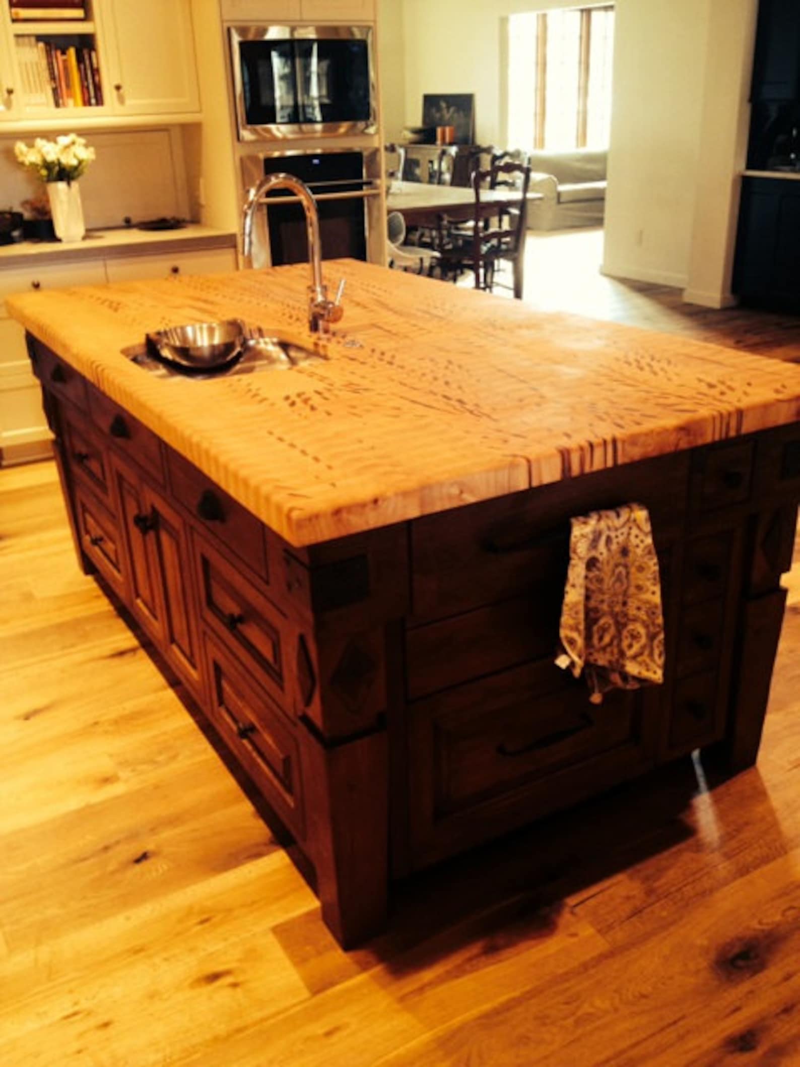 Ambrosia Maple Butcher Block Island Top - Etsy
