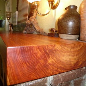 Red Cedar Wood Mantel - Etsy