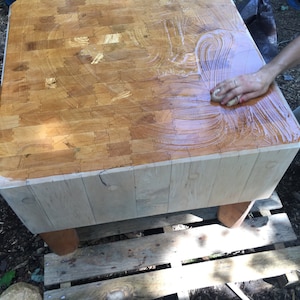Vintage Restored Antique Butcher Block Monarch Meat Block - Etsy