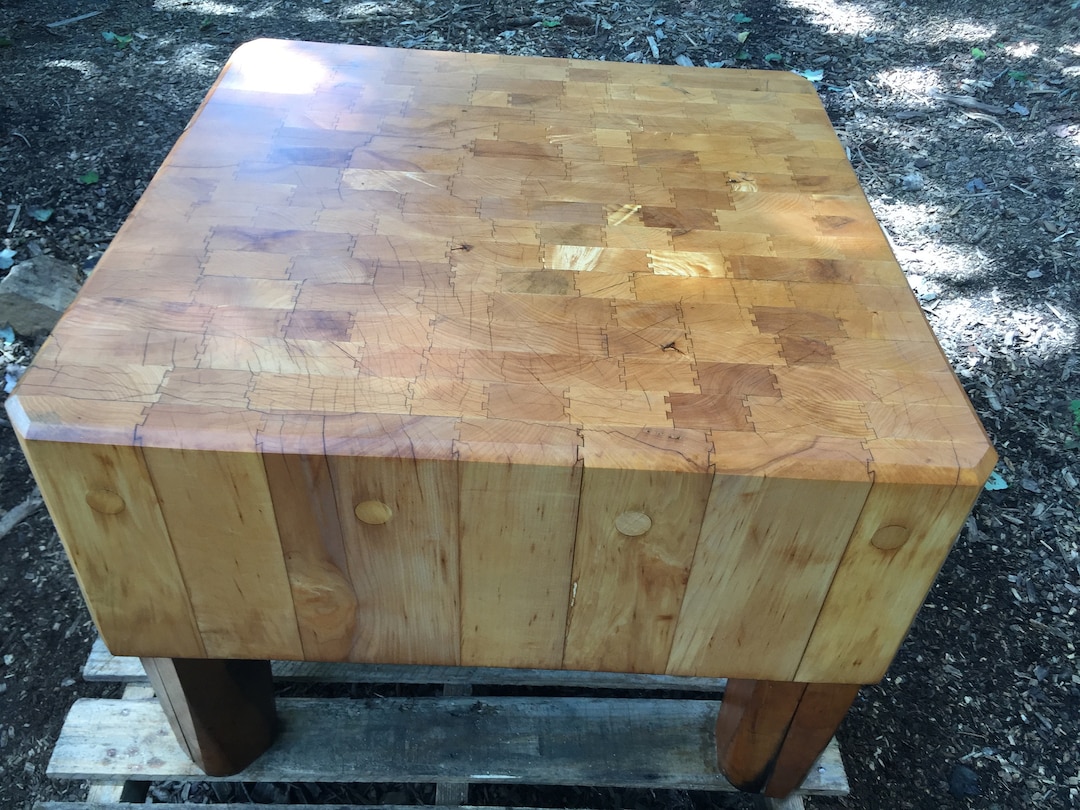 Vintage Restored Antique Butcher Block Monarch Meat Block - Etsy