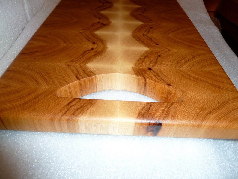 End Grain Hickory With Handle - Etsy