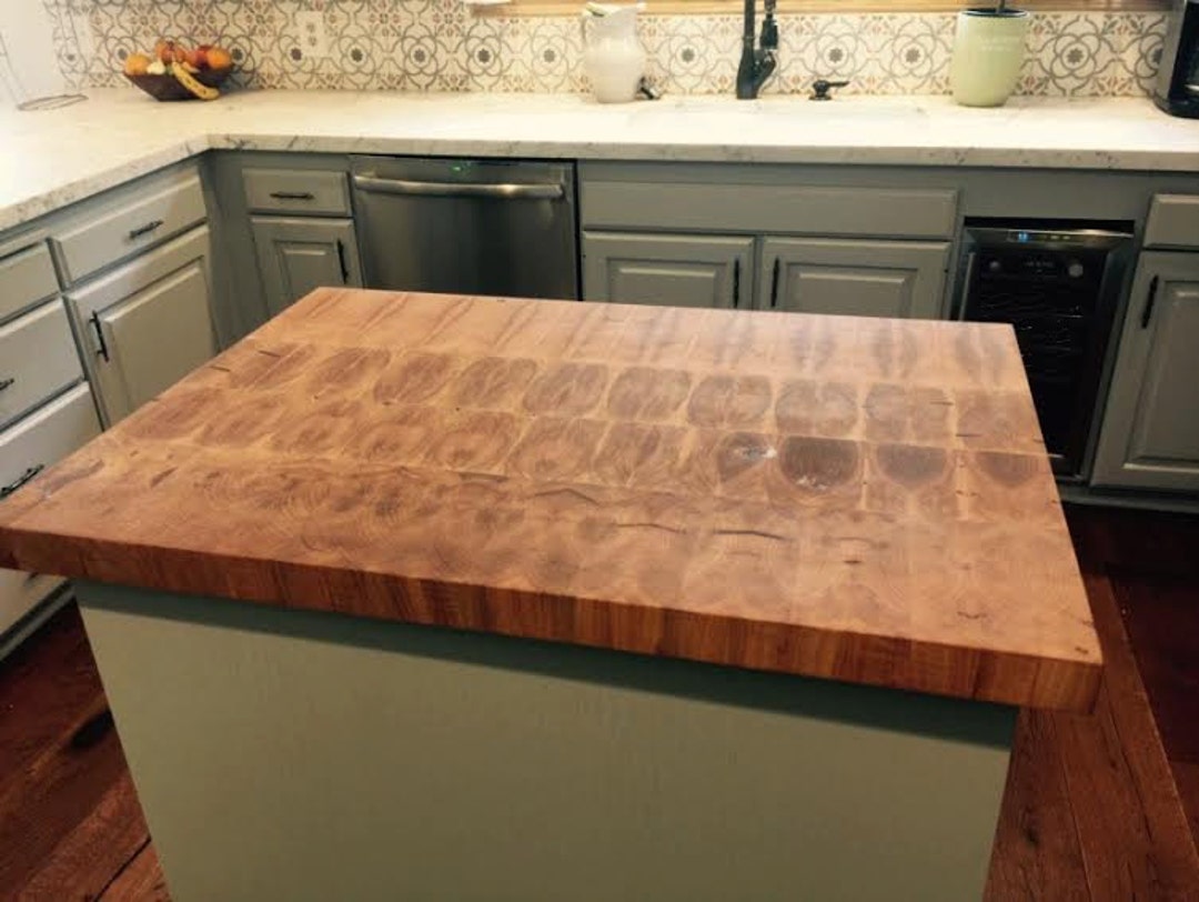 Curly Maple End Grain Island Top - Etsy