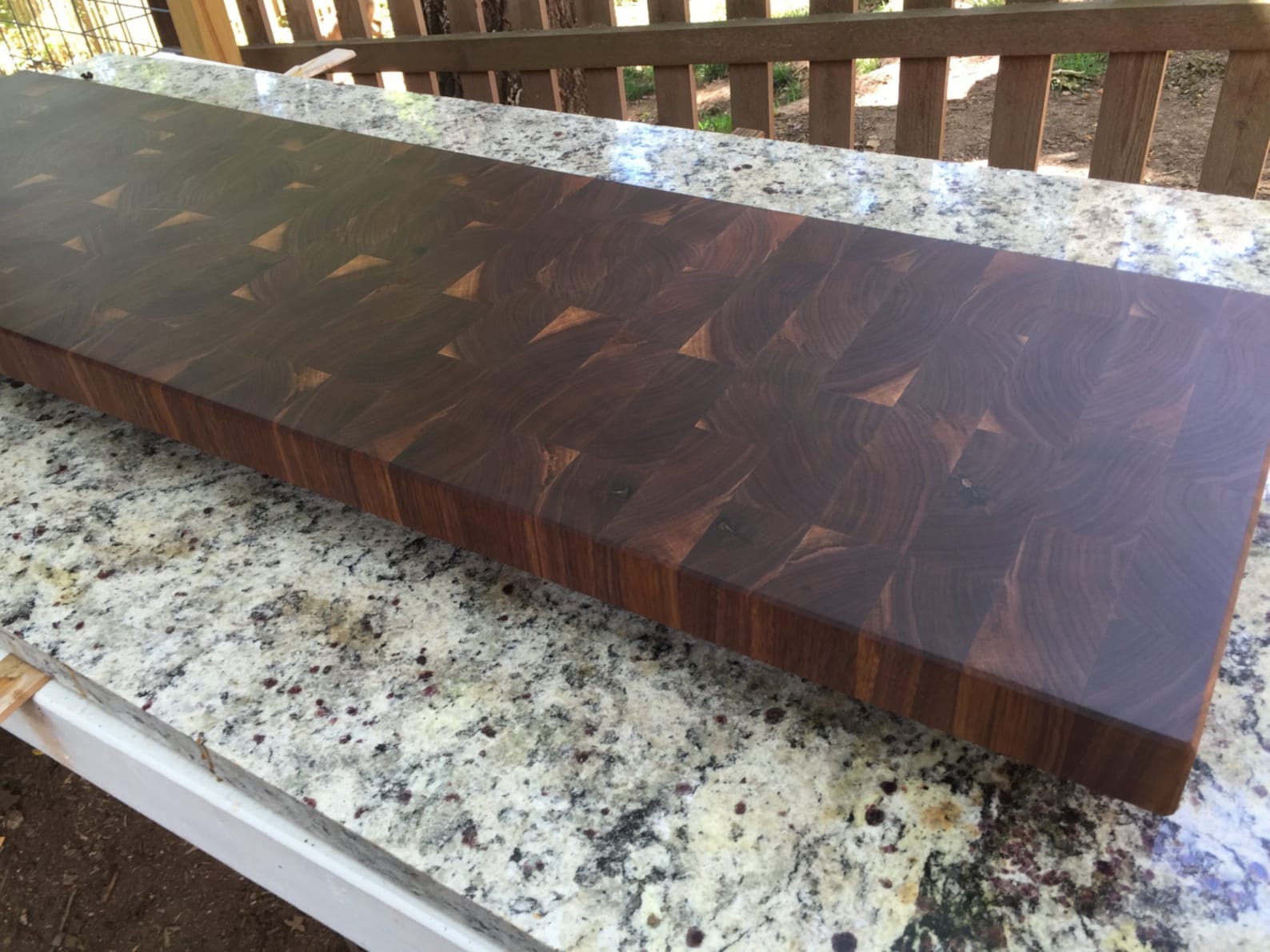Walnut End Grain Straight Bookmatch Flowing Bookmath Brick - Etsy