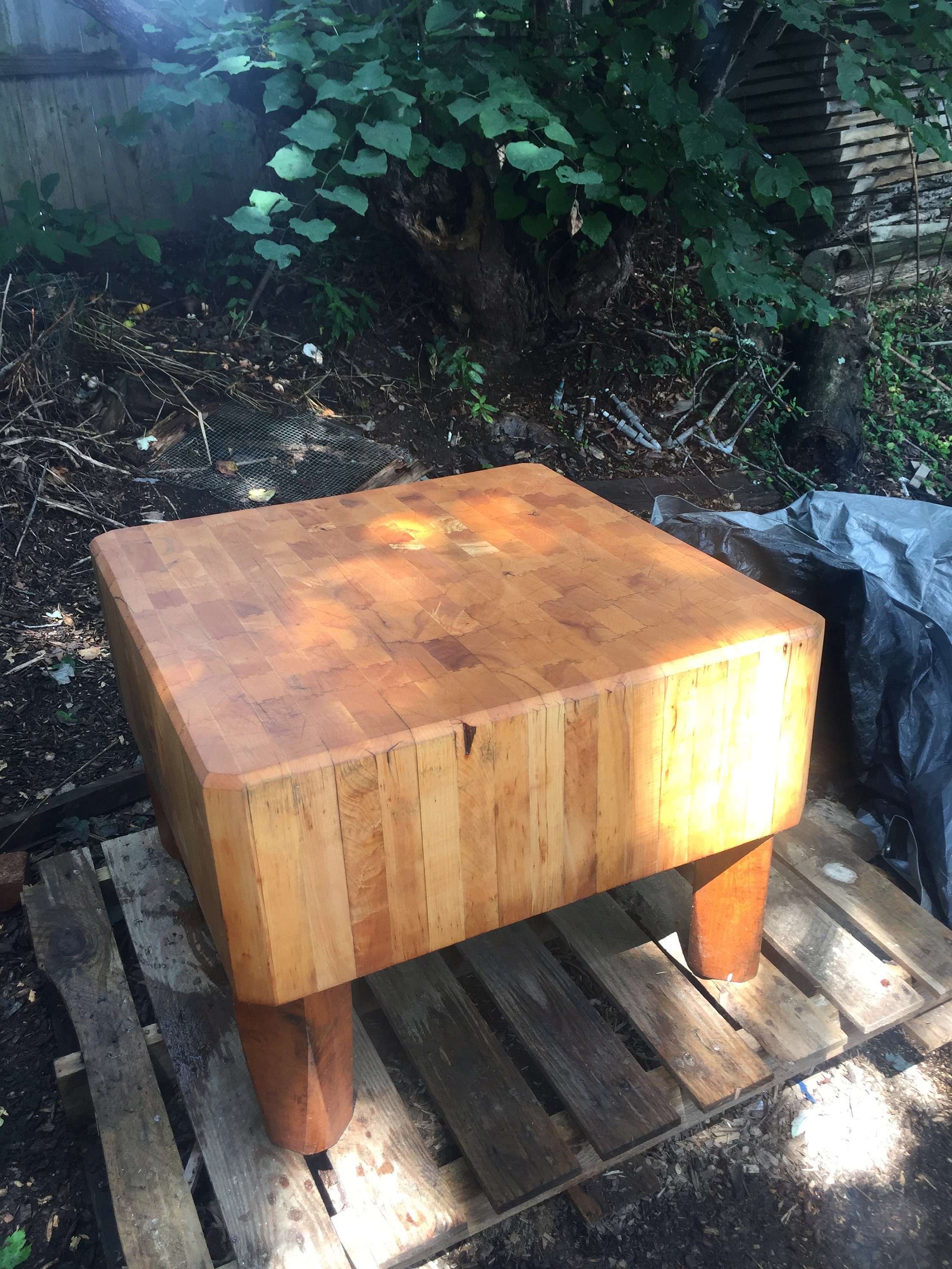 Vintage Restored Antique Butcher Block Monarch Meat Block - Etsy