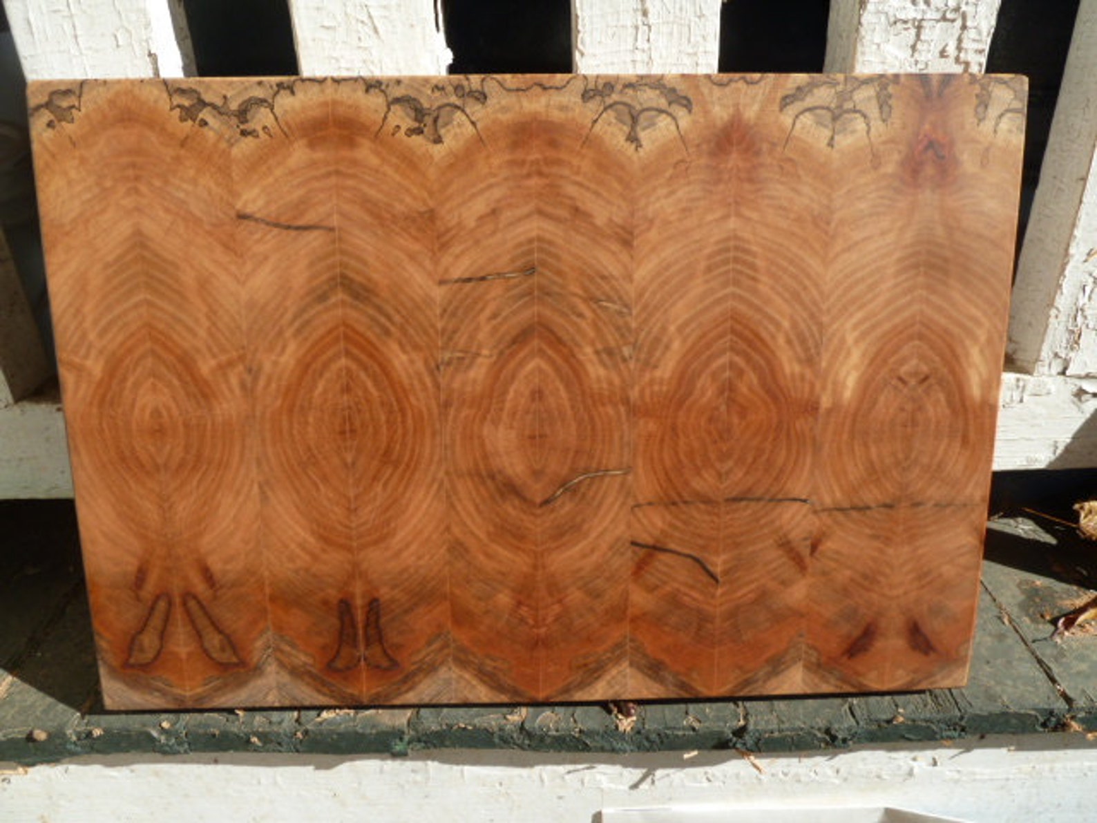 Spalted Sycamore End Grain Chopping Block - Etsy