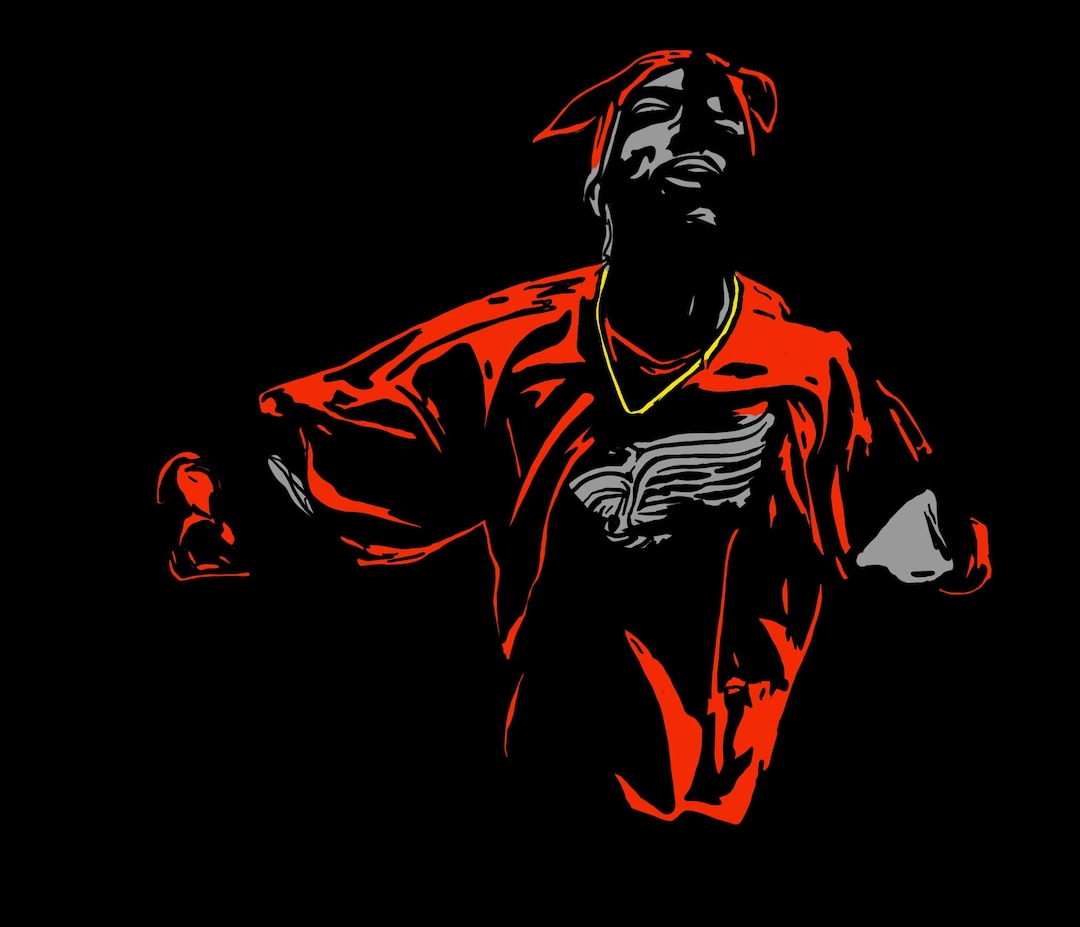 2pac Art, Tupac Shakur Poster, 2pac Spitting Drawing, Hip Hop Wall Art ...