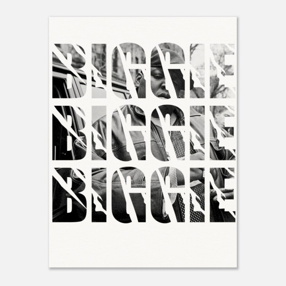 NOTORIOUS BIG, Biggie, Biggie Smalls .museum-quality Matte Paper Poster ...