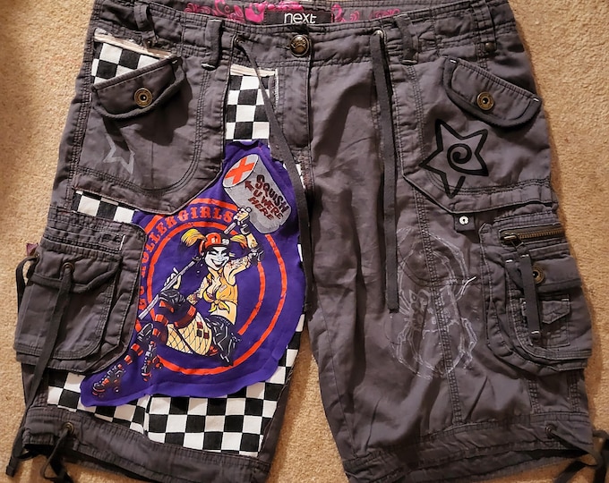 Upcycled Alt Shorts - Etsy