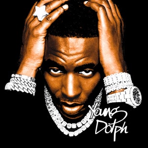 Young Dolph PNG T-SHIRT, Rap Tee Jumbo Graphic Print Savage Mode Rare ...