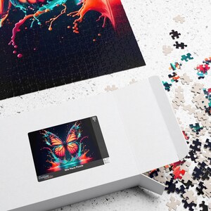 Beautiful Butterfly Jigsaw Puzzle, Colorful Puzzle for Adults, Gift ...