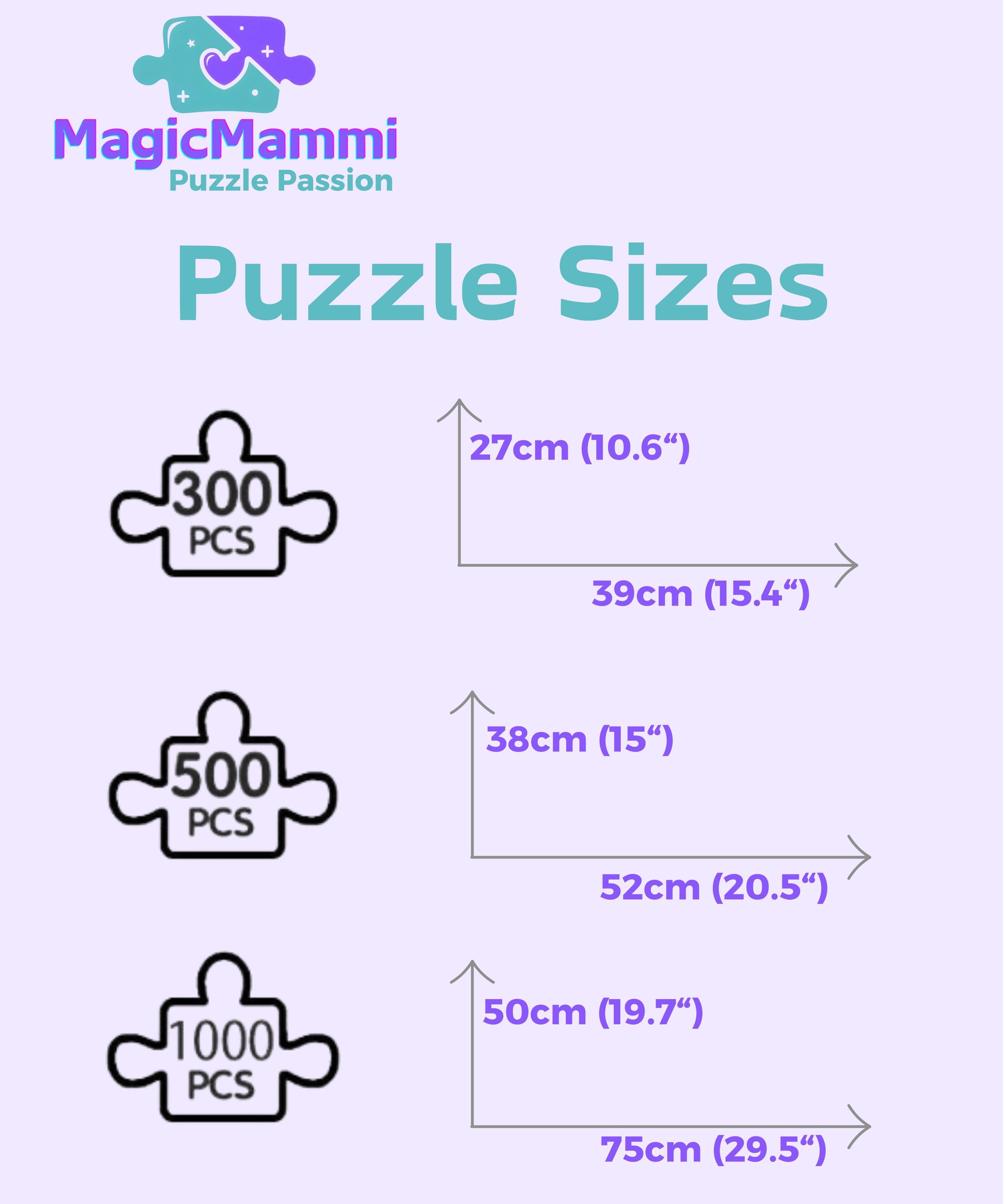 Colorful Rainbow Waves Puzzle 250/500 Pieces, Psychedelic Waves Jigsaw ...