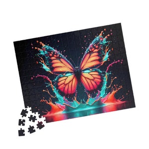 Beautiful Butterfly Jigsaw Puzzle, Colorful Puzzle for Adults, Gift ...