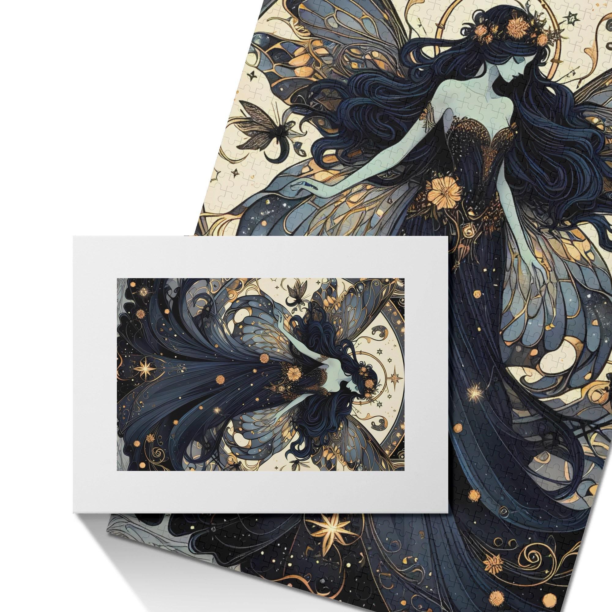 Dark Fairy Puzzle – Art Nouveau & Art Deco Fantasy Jigsaw, Alphonse ...