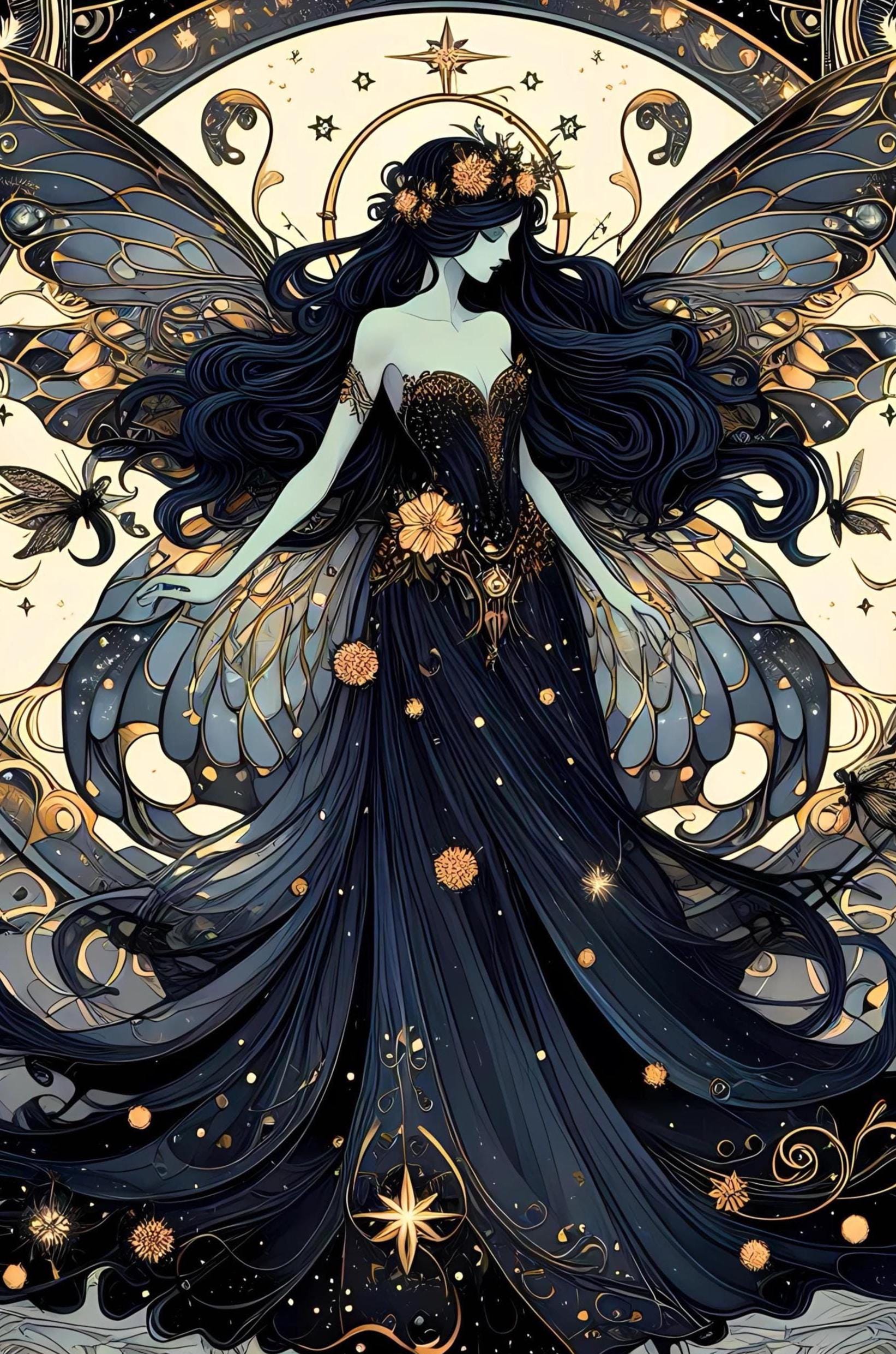 Dark Fairy Puzzle – Art Nouveau & Art Deco Fantasy Jigsaw, Alphonse ...