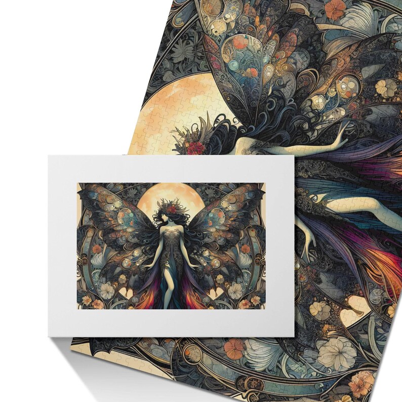 Dark Fairy Puzzle – Art Nouveau & Art Deco Fantasy Jigsaw, Alphonse ...