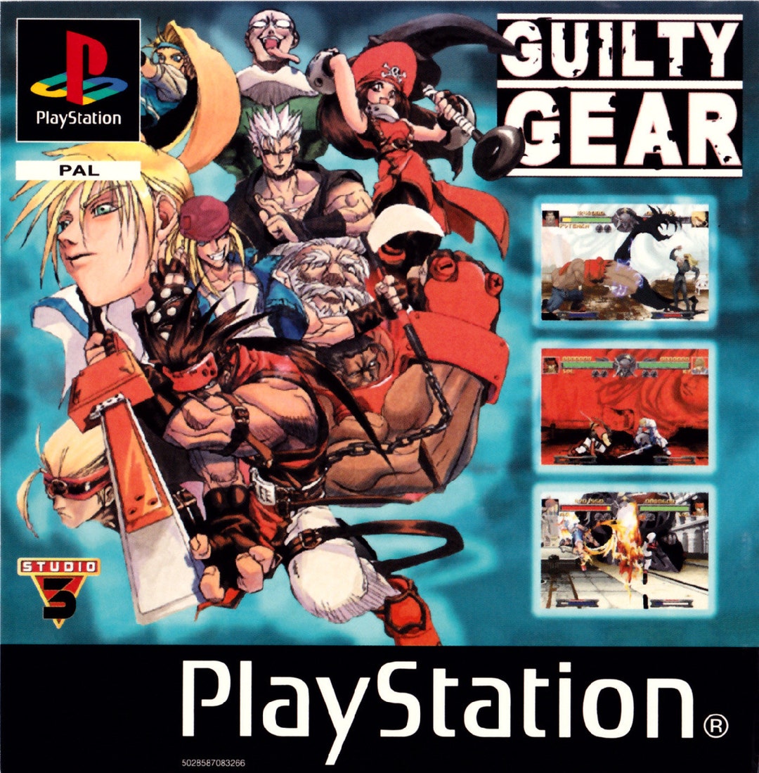 Guilty Gear PS1 Front Inlay Only Artwork - Etsy