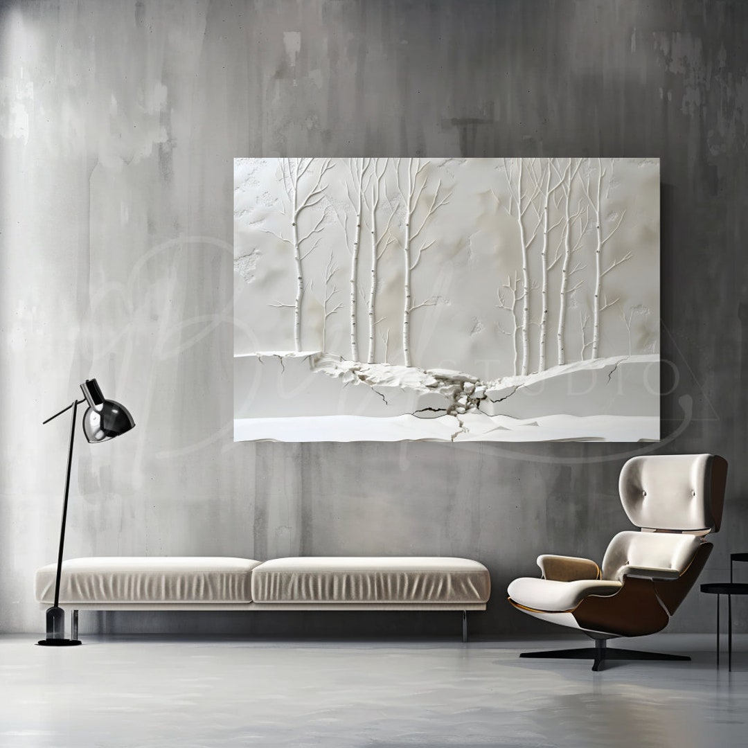 Minimalist,3d Relief Painting.(5x5 Image) - Etsy