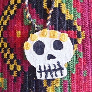 Frida Kahlo Skull Ornament Day of the Dead Skull Ornament Dia De Los ...