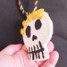 Frida Kahlo Skull Ornament Day of the Dead Skull Ornament Dia De Los ...