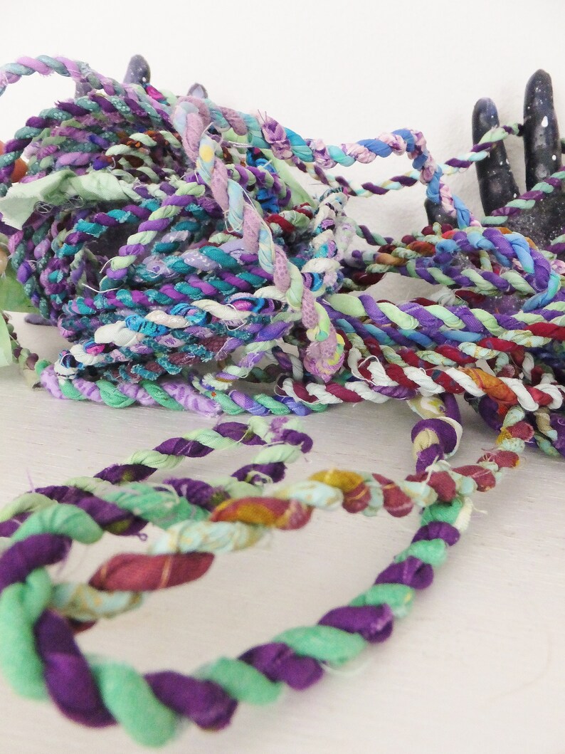 Aqua & Purple Rope Garland Decoration Decor Garland 6 ft long | Etsy