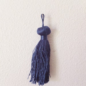 Blue Tassel Vintage Tassel Decorative Tassel Cadet Blue DIY Upholstery ...