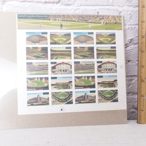 Baseball's Legendary Playing Field Stadiums US Postage Stamps Sheet of ...