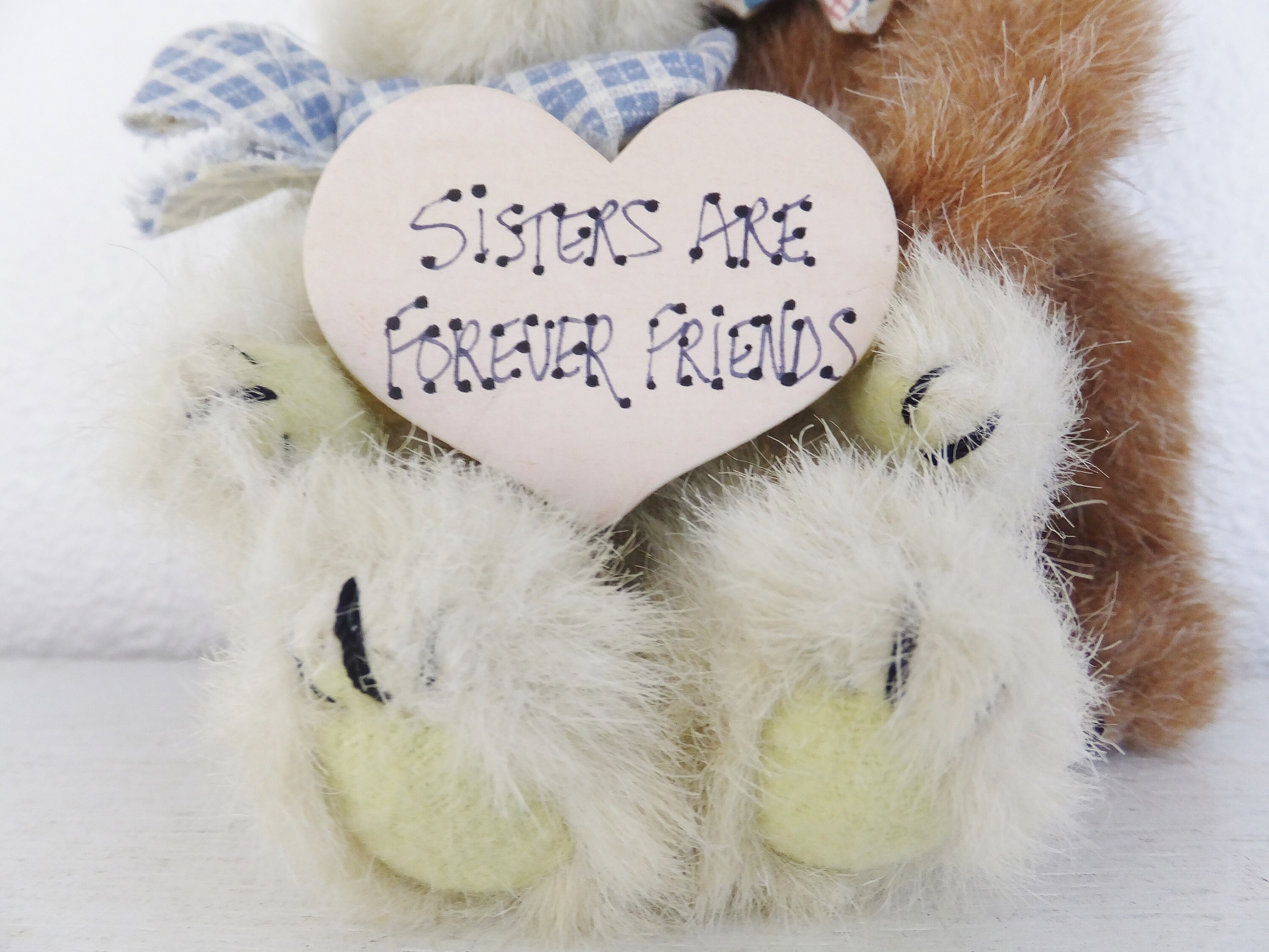 BFF Teddy Bears Hugging Teddies Sisters Are Forever Friends - Etsy UK