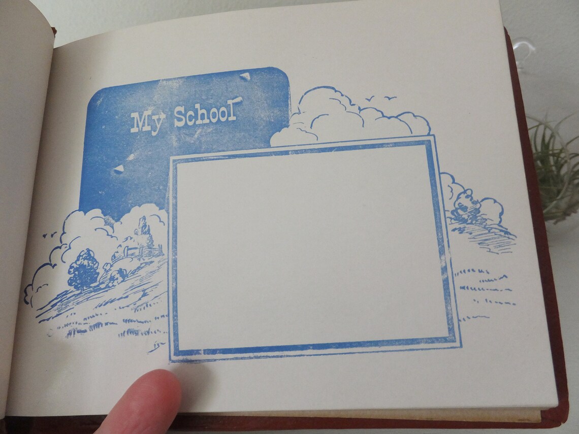 Vintage Autograph Book Vtg 1940's Vtg 1950's Blank | Etsy