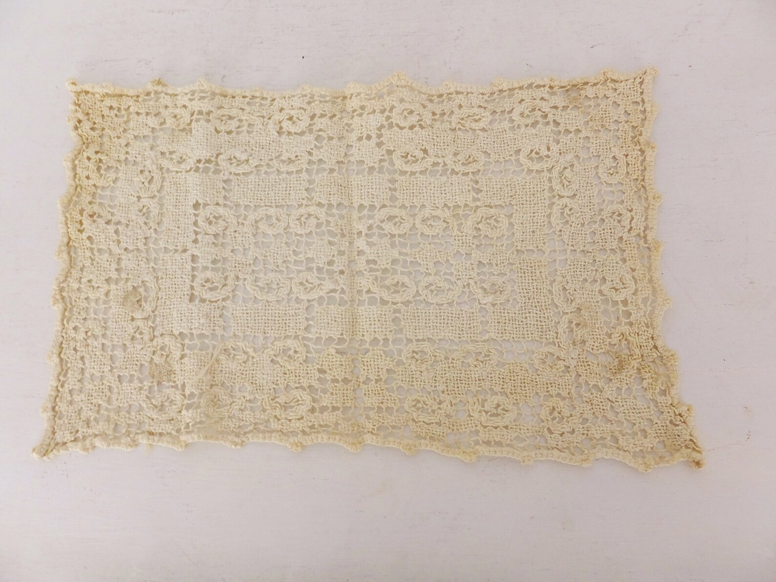 Vintage Crochet Lace Doilies Sewing Ephemera Antique Lace Doily Lot of ...