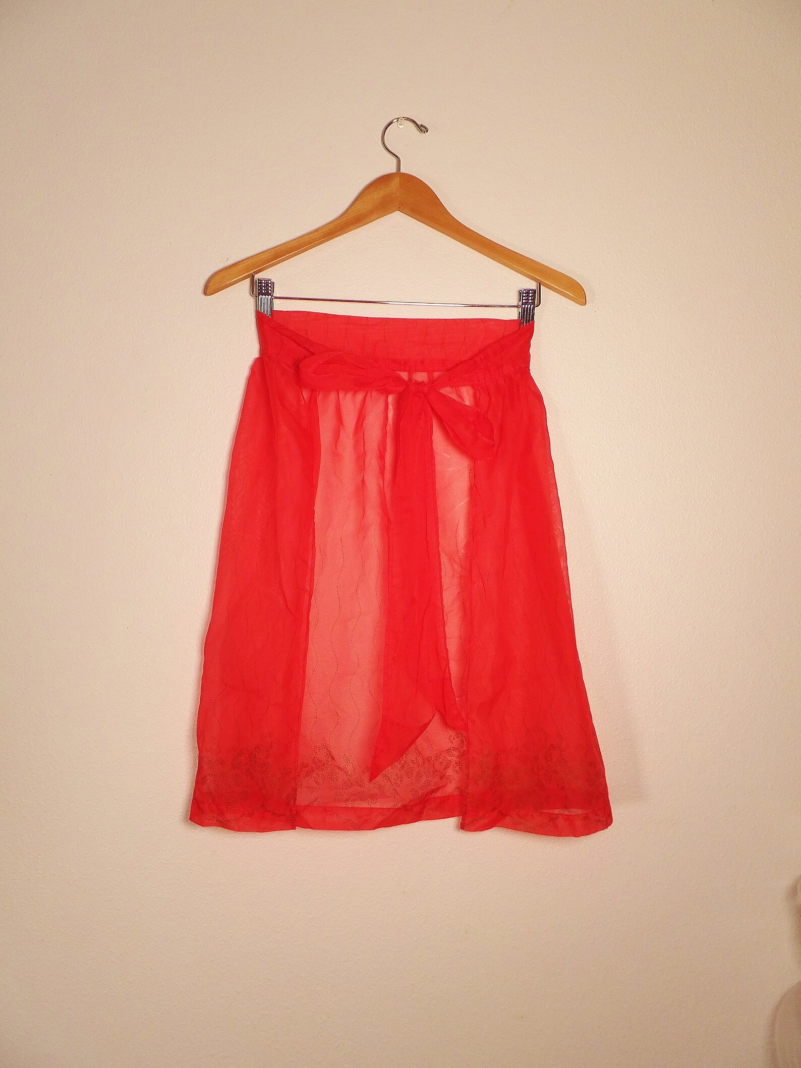 Vintage 1950's Sheer Red Half Apron Christmas Party - Etsy