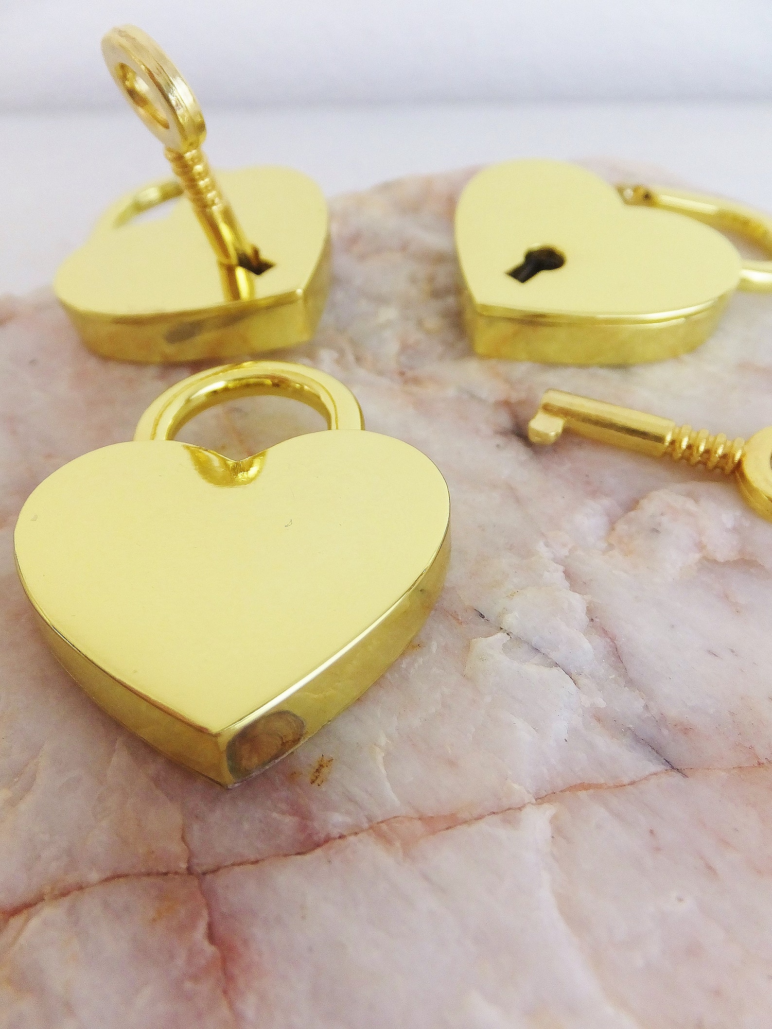 Heart of Gold Padlock Lovers Lock Love Lock Gold Heart Lock - Etsy