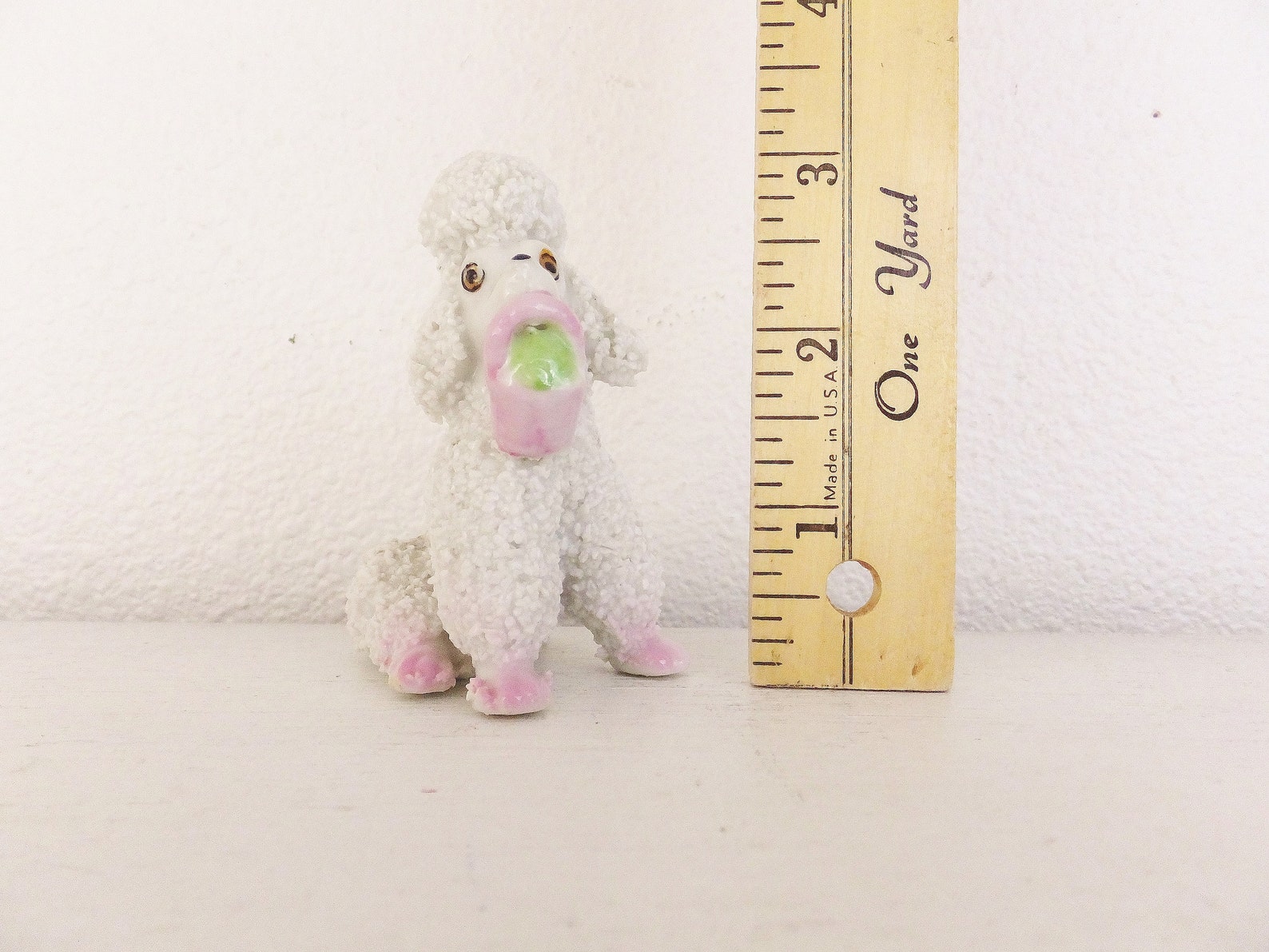 Cute Vintage Poodle Figurine Miniature Porcelain Poodle Dog - Etsy