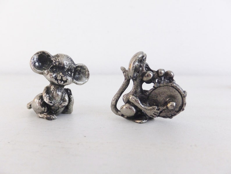 Cute Vintage Mice Figurines Mouse Collection Animal Figurines - Etsy