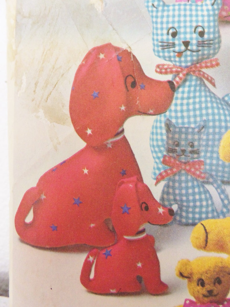 Vintage Stuffed Animal Sewing Pattern Stuffie Pattern Doll | Etsy