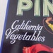 Vintage Crate Label Pinto Fruit Crate Label Vegetable Crate Label Print ...