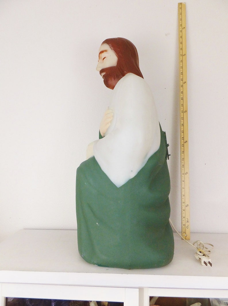 Vintage Christmas Joseph Nativity Blow Mold Christmas Nativity | Etsy