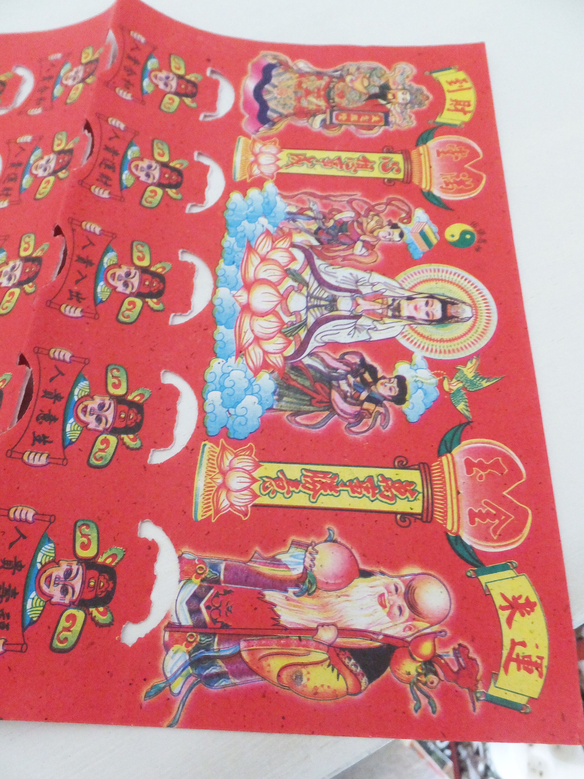 Joss Paper Assortment Pack Chinese Joss Ritual Paper Scrapbook | Etsy