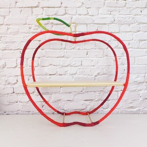 Cute Red Apple Shelf Decorative Shelf Fruit Decor Kids Room Shelf Gift ...