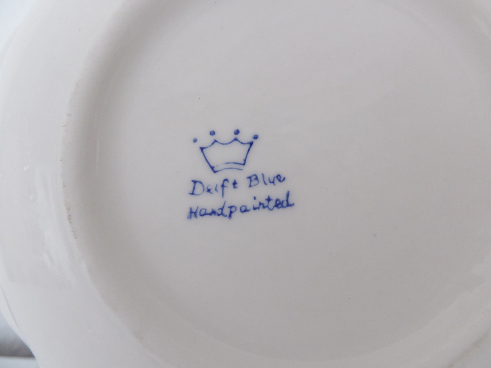 Small Vintage Delft Bowl Delft Dish with Crown Mark Hand | Etsy