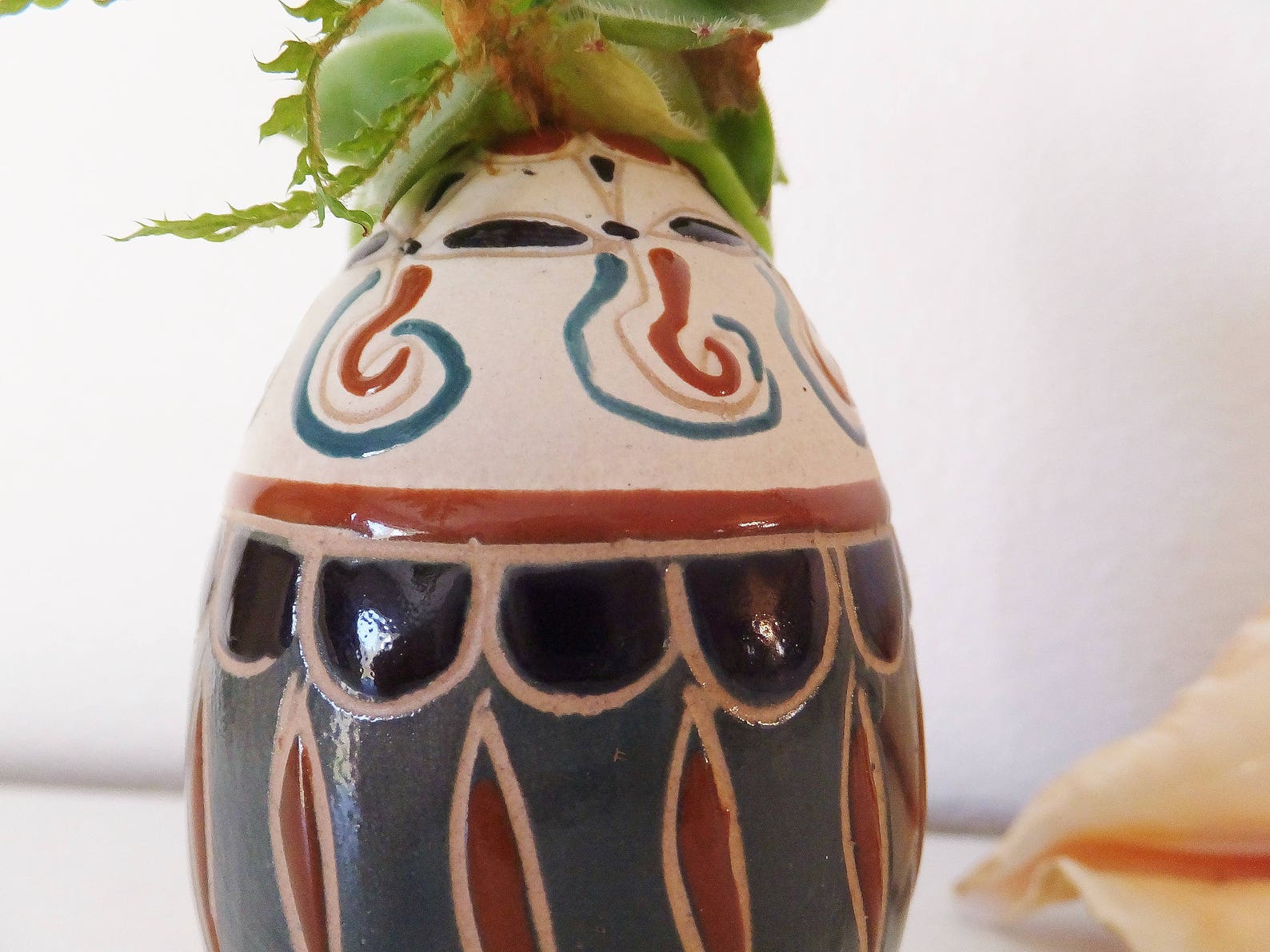 Charming Little Vase Egg Shaped Vase Holder Boho Small Vase - Etsy
