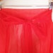 Vintage 1950's Sheer Red Half Apron Christmas Party Holiday Apron Pin ...