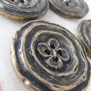 Vintage 1960's Metal Brutalist Buttons 1 3/8 Buttons 1 1/8 Buttons ...