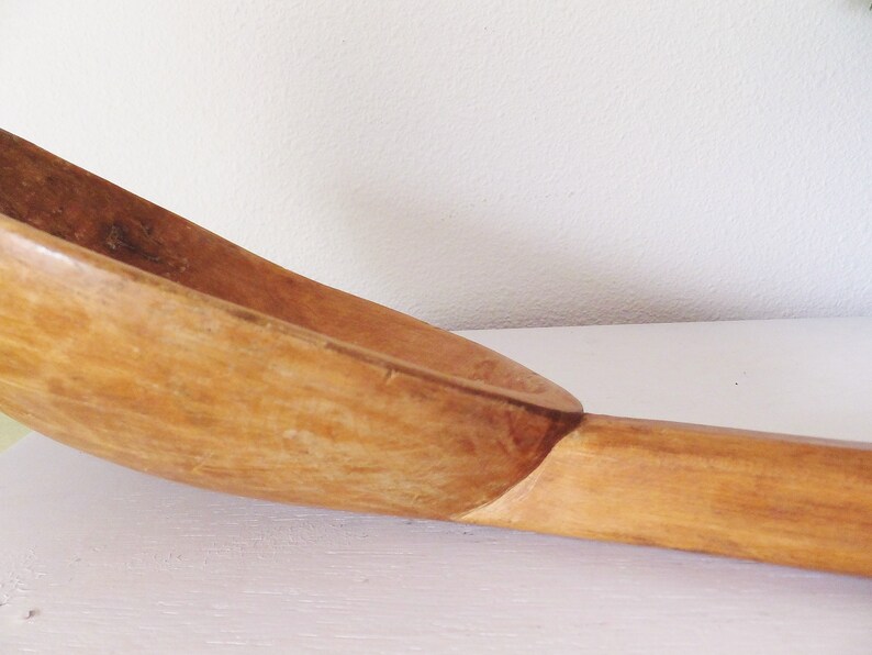 Large Primitive Antique Wooden Spoon Hand Carved Rustic Spoon | Etsy