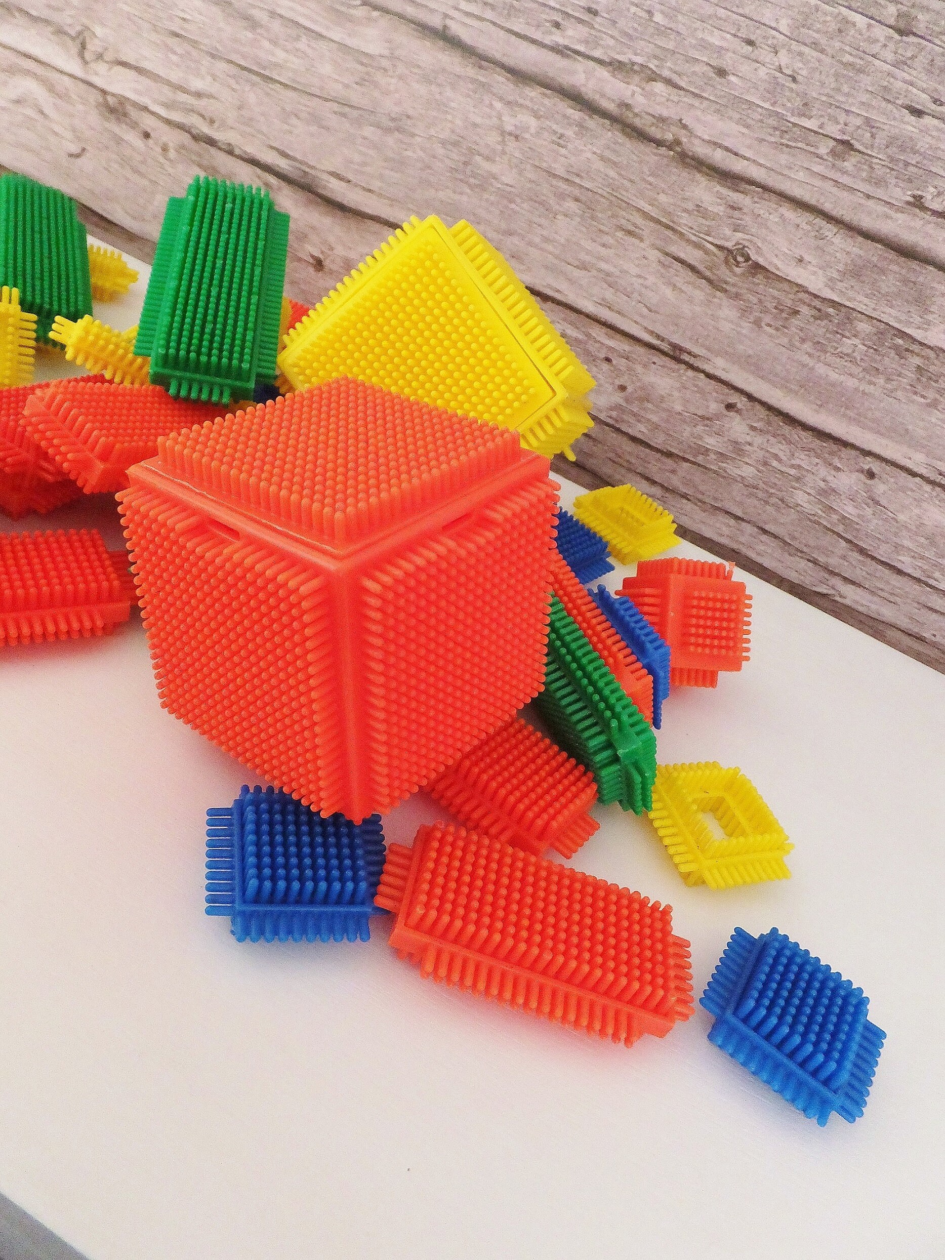 Playskool Bristle Blocks 64 Piece Set Vintage 1970's Toy | Etsy