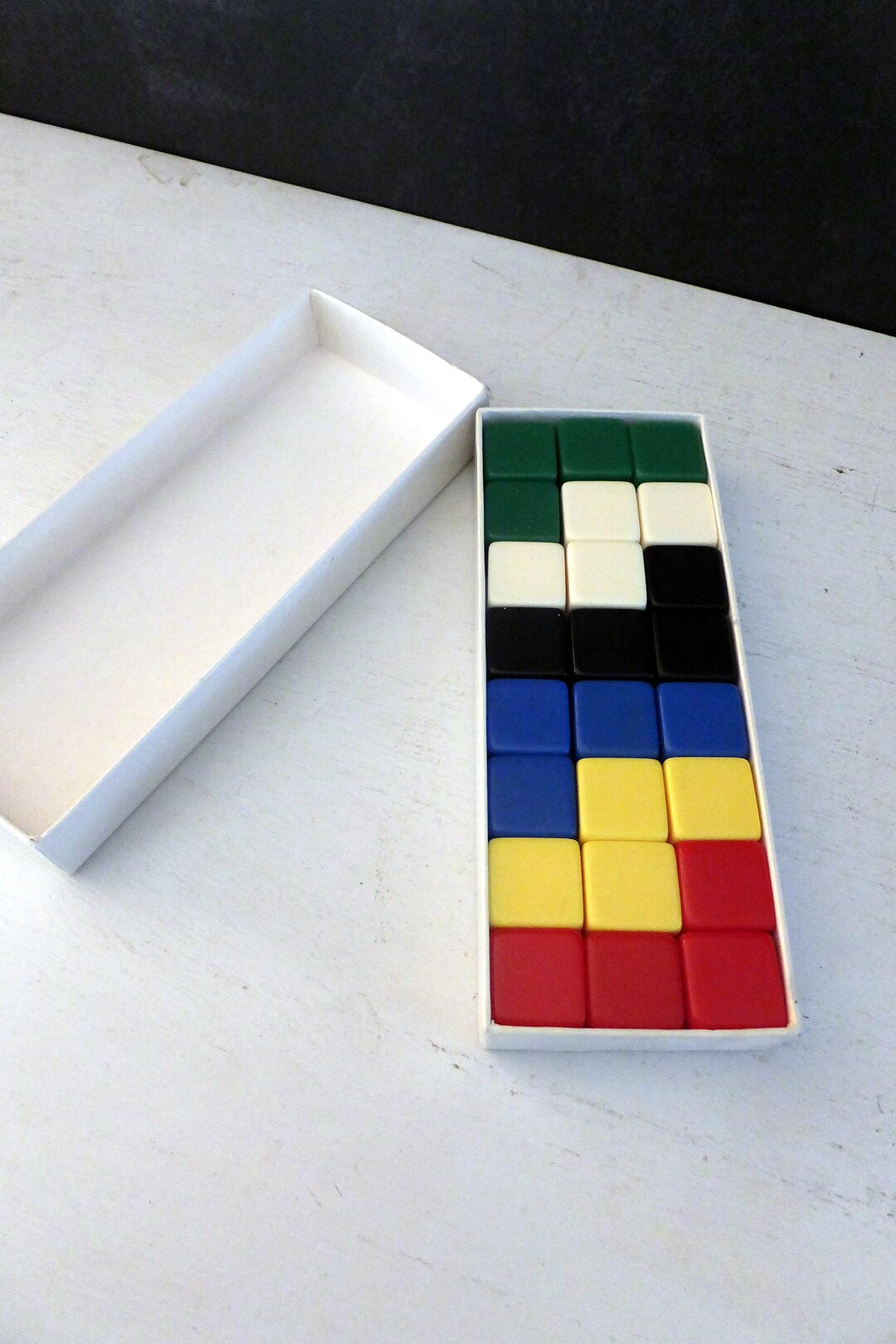 Counting Cubes Math Manipulatives Cubic Learning Tools Vintage Acrylic ...